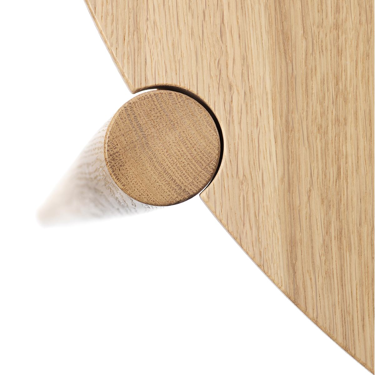 FDB Møbler D102 Søs Sofabord Ø: 55 cm - Sort Eg