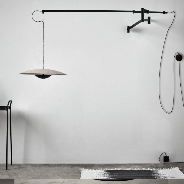 Lampefeber Ginger A XL Væglampe Ø: 42 cm - Egetræ