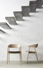 Andersen Furniture AC2 Stol SH: 43,5 cm - Eg/Cognac Læder