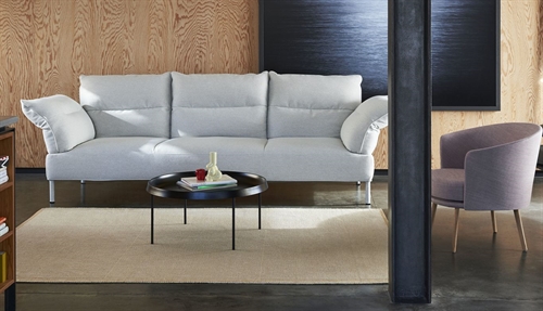 HAY Dorso Lænestol SH: 40 cm - Oiled Solid Oak / Remix 682