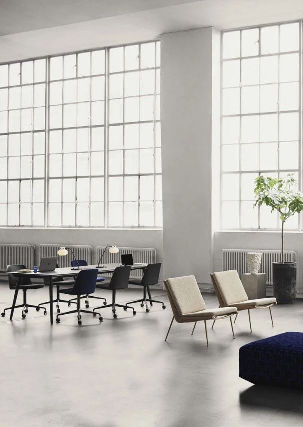 &Tradition Patch HW1 Extendable Table 180x90 cm - Oiled Oak w. Beige ...