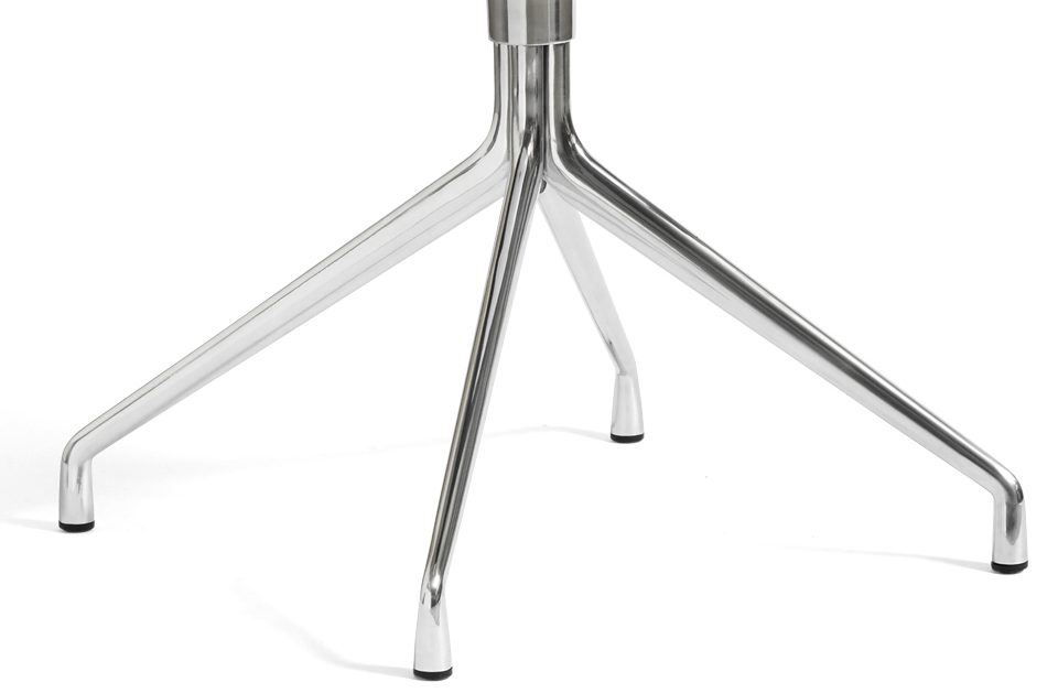 HAY AAC 20 About A Chair w. Fixed Seat Cushion - Polished Aluminium ...