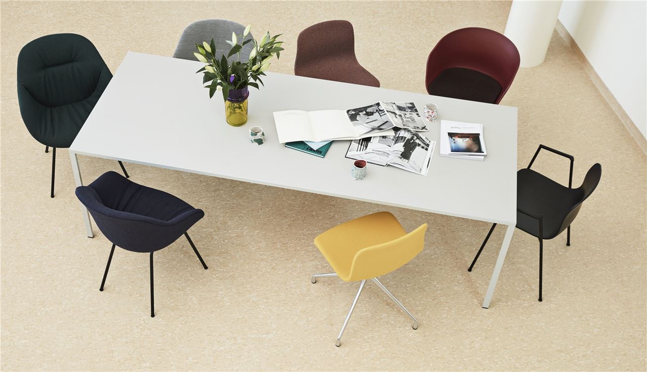 HAY AAC 26 About A Chair SH: 46 cm - Black Powder Coated Steel/Black