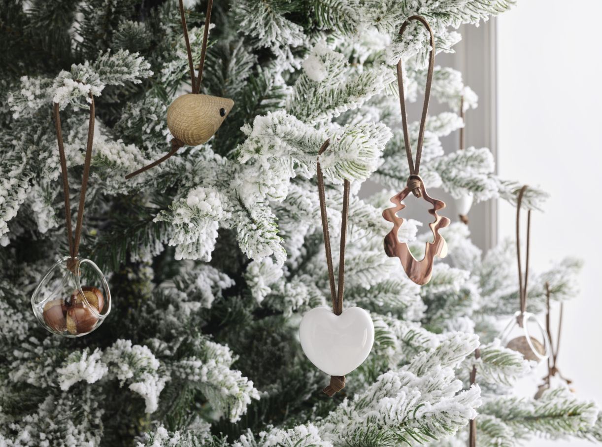 Rosendahl Forest Tales Egeblad H: 8,5 cm - Kobber - Super flot OUTLETVARE