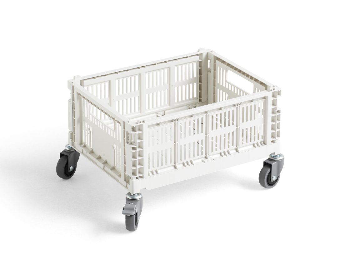 HAY Colour Crate Wheels Set of 4 Medium - Grey