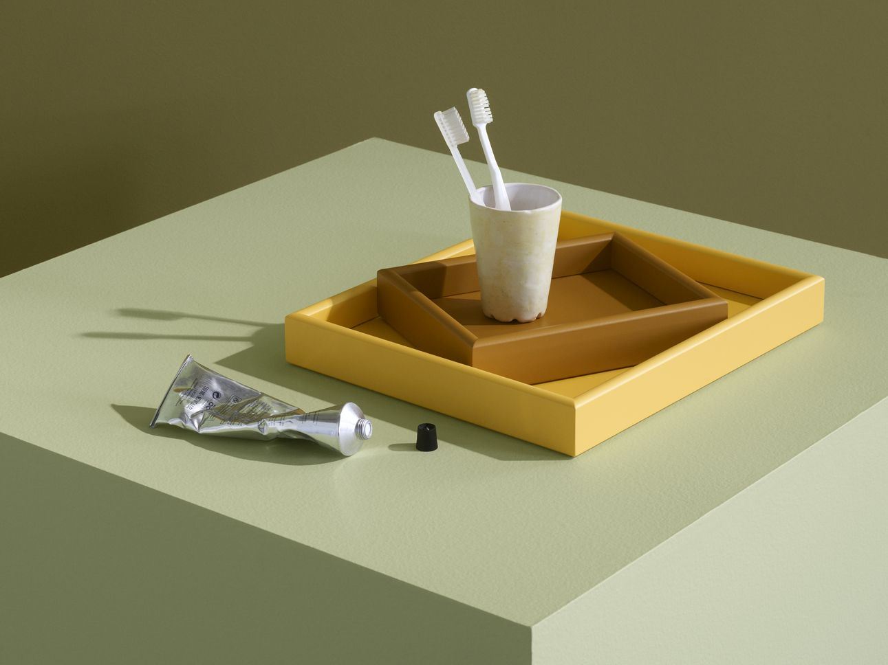 Montana QS Arrange Tray Set of 2 - 167 Ruby/155 Masala