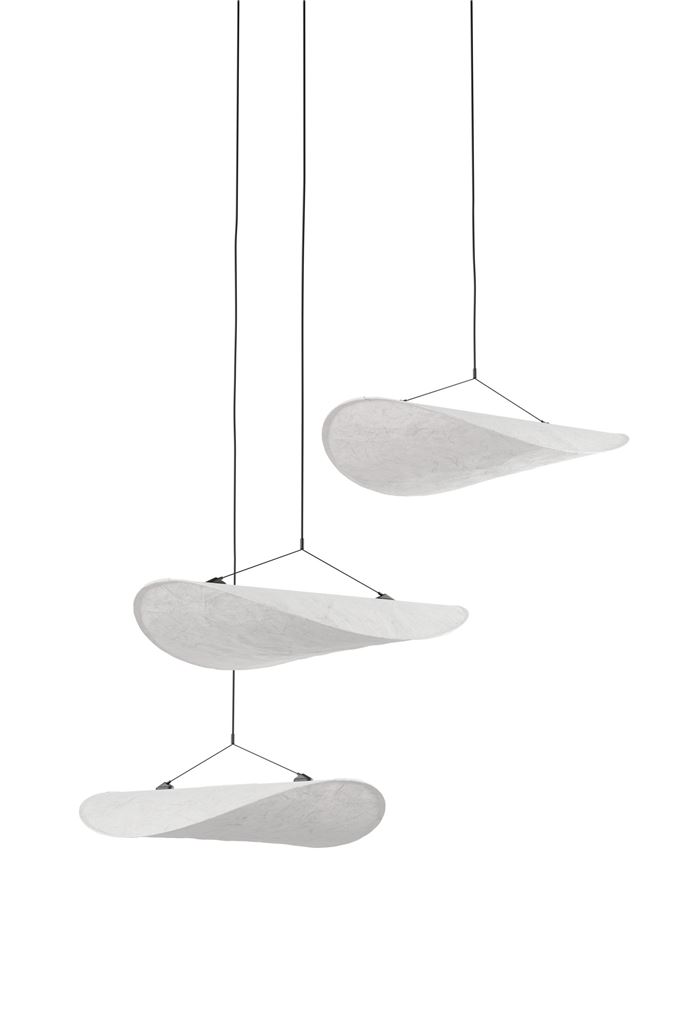 New Works Tense Chandelier Ø: 55 cm - White Tyvek