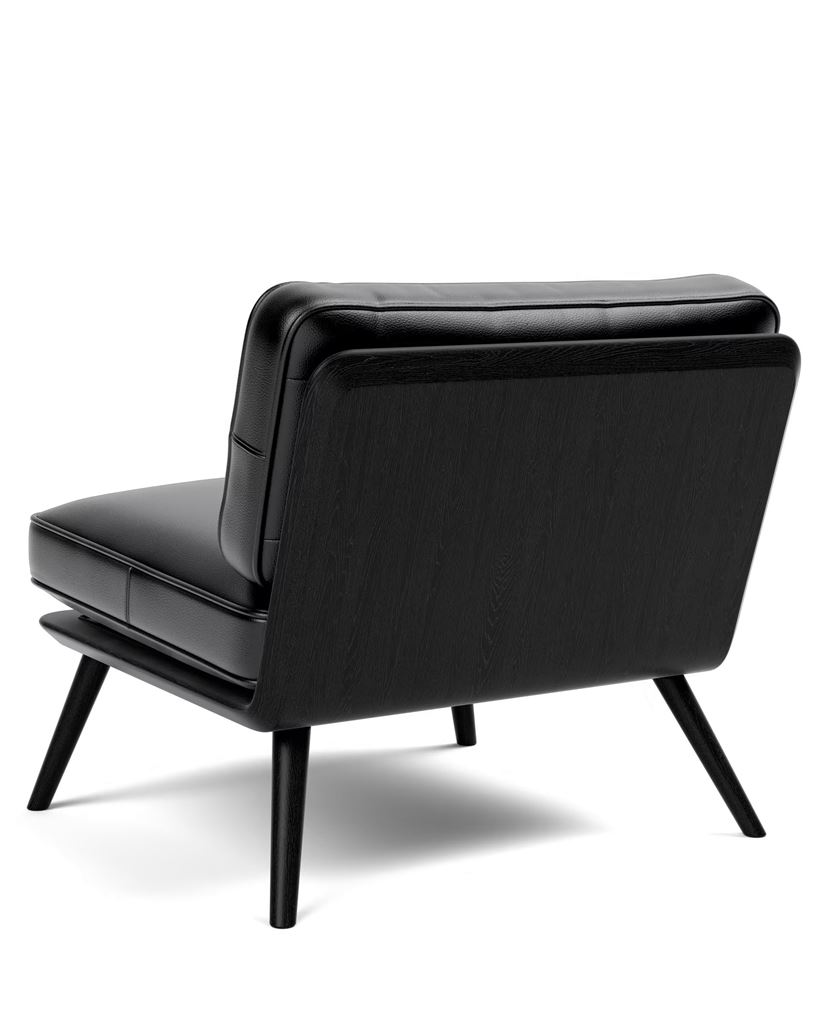 Fredericia Furniture 1710 Spine Lounge Suite Chair - Grand Linen/Eg