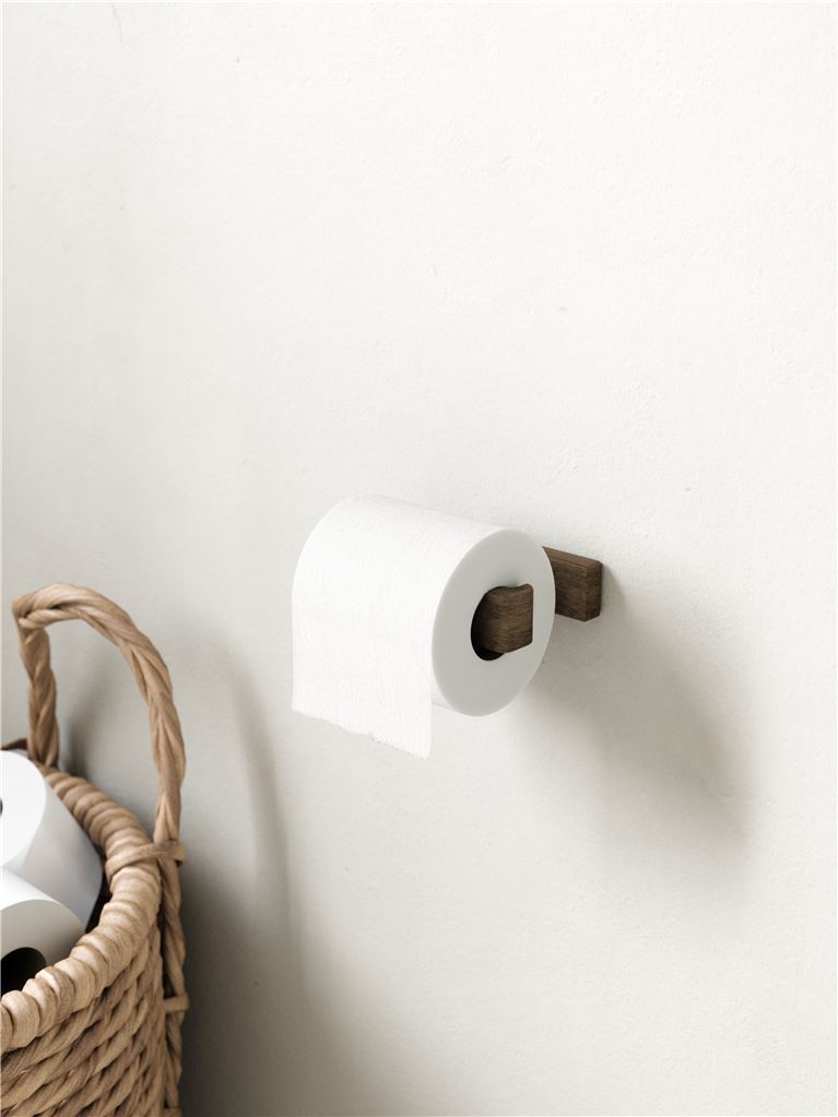 Andersen Furniture Toilet Towel Holder Ø: 2,5 cm - Mørk Mat Lakeret Aske