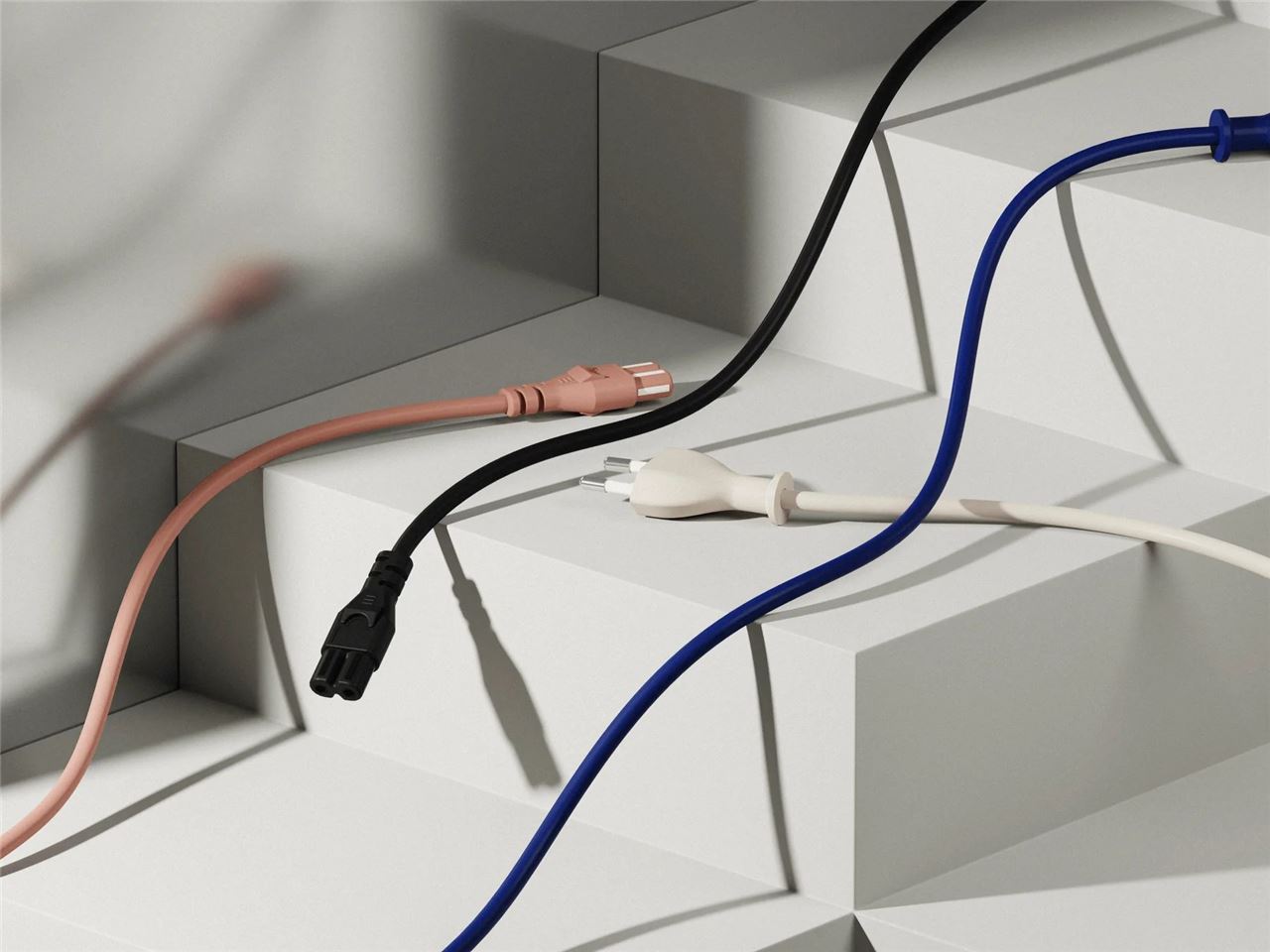 Pedestal Power Cable L: 7,5 m - Charcoal