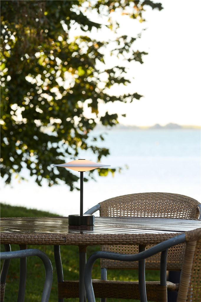 Piet Hein Sinus 22 Portable Bordlampe H: 25 cm - Aluminium/Steel