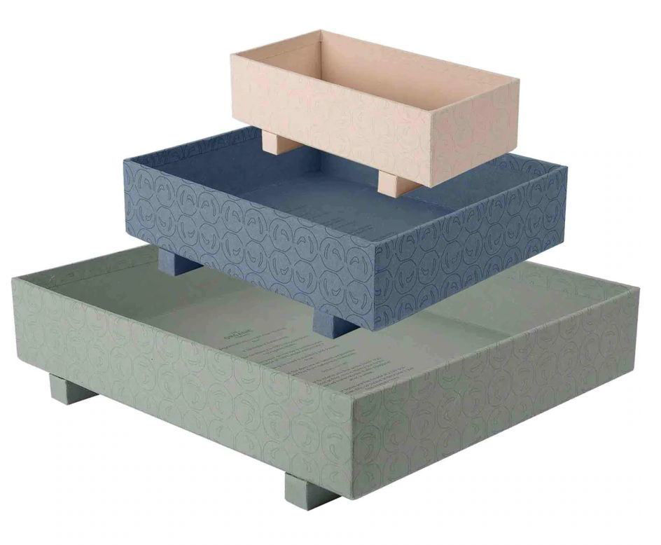 The Organic Company Tray Box Set Totoru L: 33,5 cm - Ocean