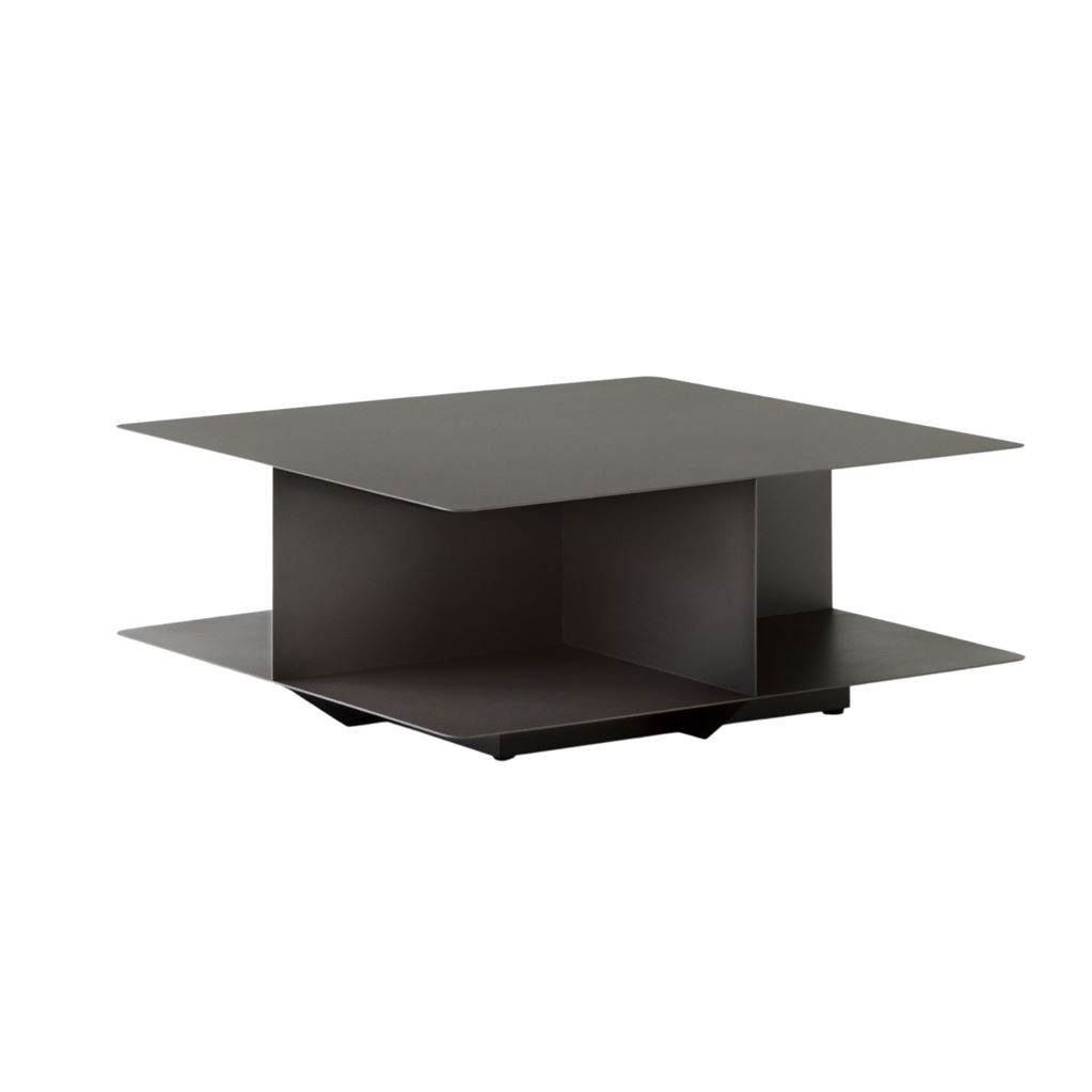 &Tradition Develius Sofabord EV3 89x89 cm - Stål/Stone Grey